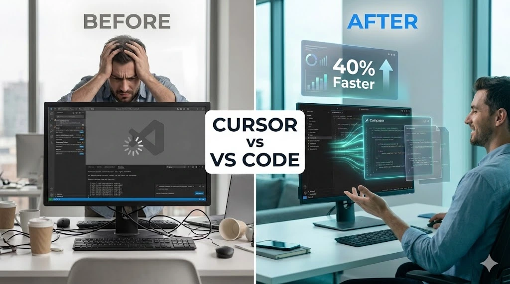 Cursor AI vs VS Code for Web Developers 2026: Complete Comparison Guide ...